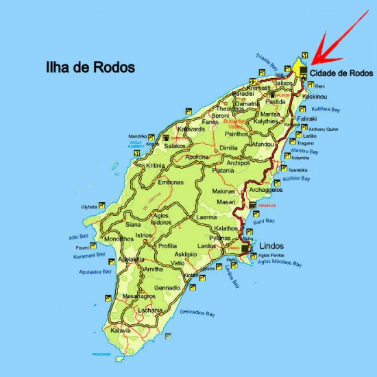 Ilha de Rodos Grécia