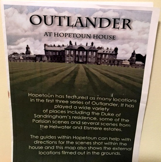 Hopetoun House em Outlander