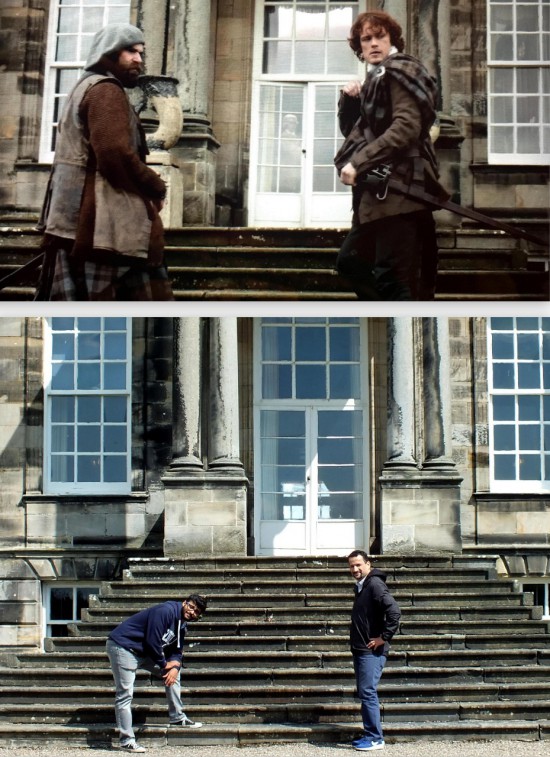 Hopetoun House em Outlander