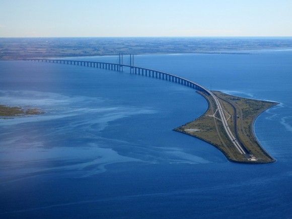 Ponte Oresund liga dois países Dinamarca e Suécia Túnel Submarino
