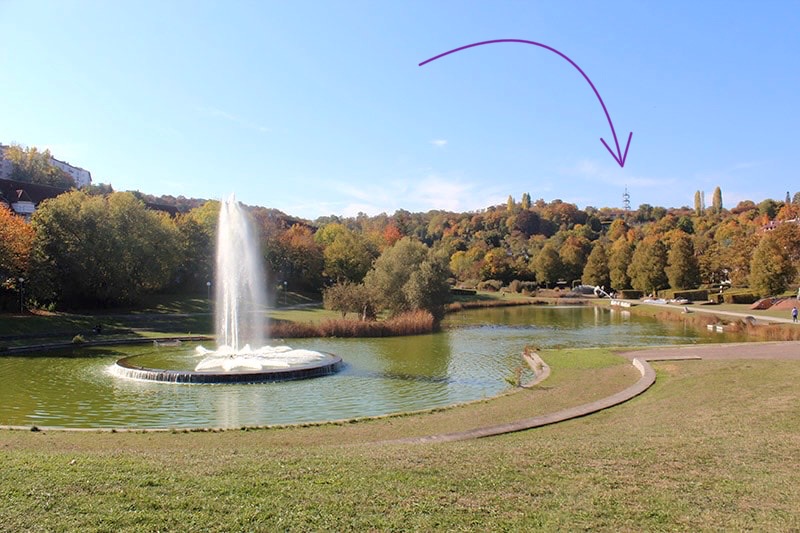 Stuttgart Alemanha, capital de Baden-Württemberg