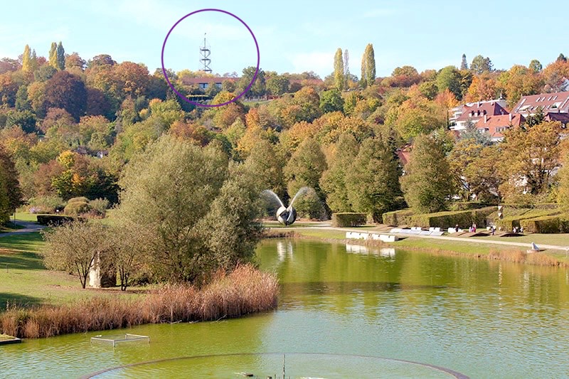 Stuttgart Alemanha, capital de Baden-Württemberg